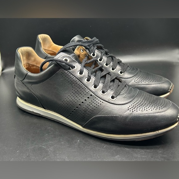 Magnanni | Shoes | Mens Magnanni Lizandro Black Leather Sneakers 5 ...
